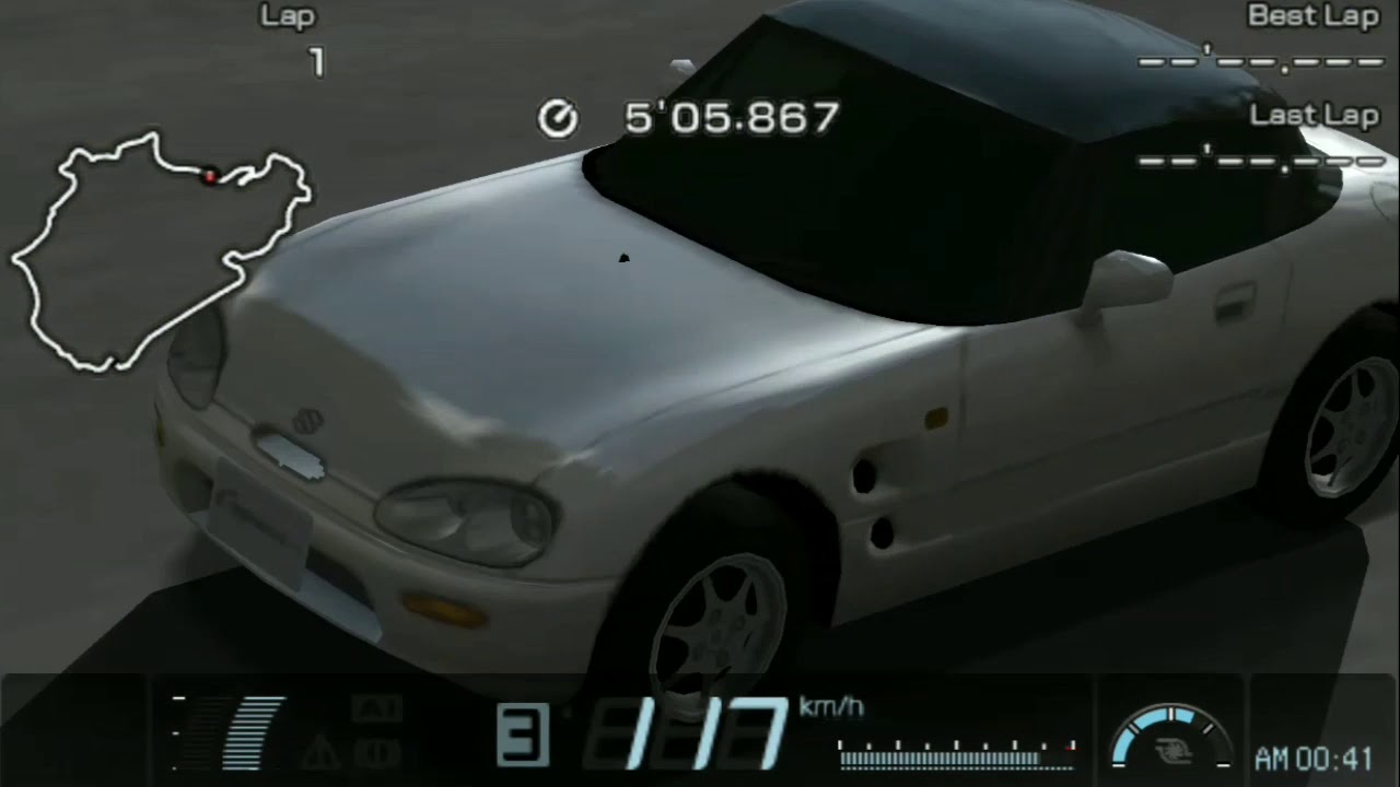Initial D em Nurburgring: Suzuki Cappuccino (Sakamoto) - YouTube
