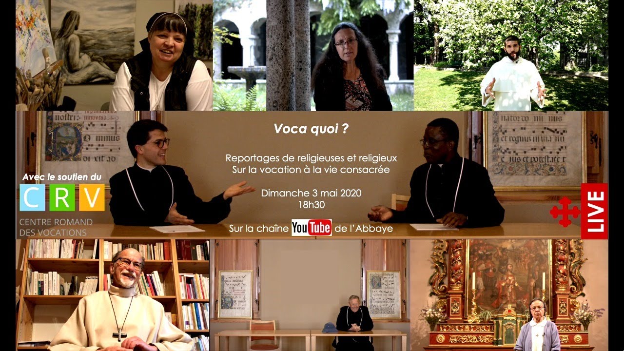 Émission "Voca quoi ?" : reportages de religieuses et religieux sur la vocation à la vie ...