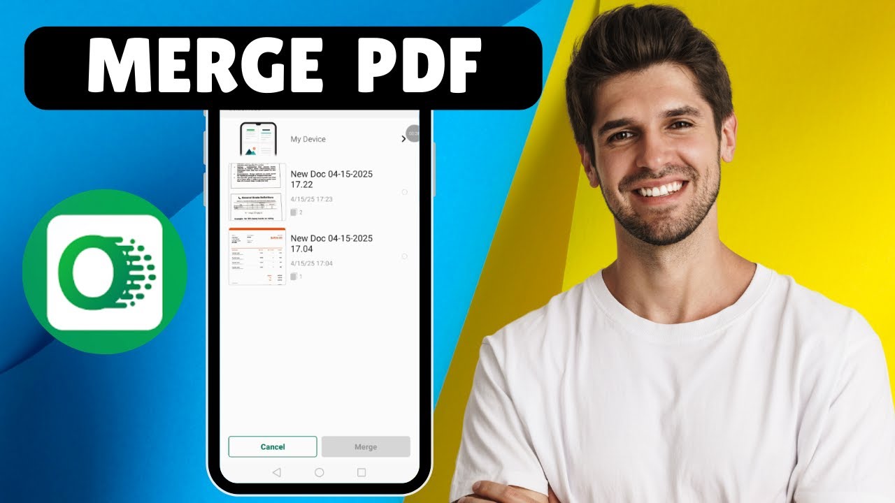 How To Merge PDF In Oken Scanner (Step-by-Step) - YouTube