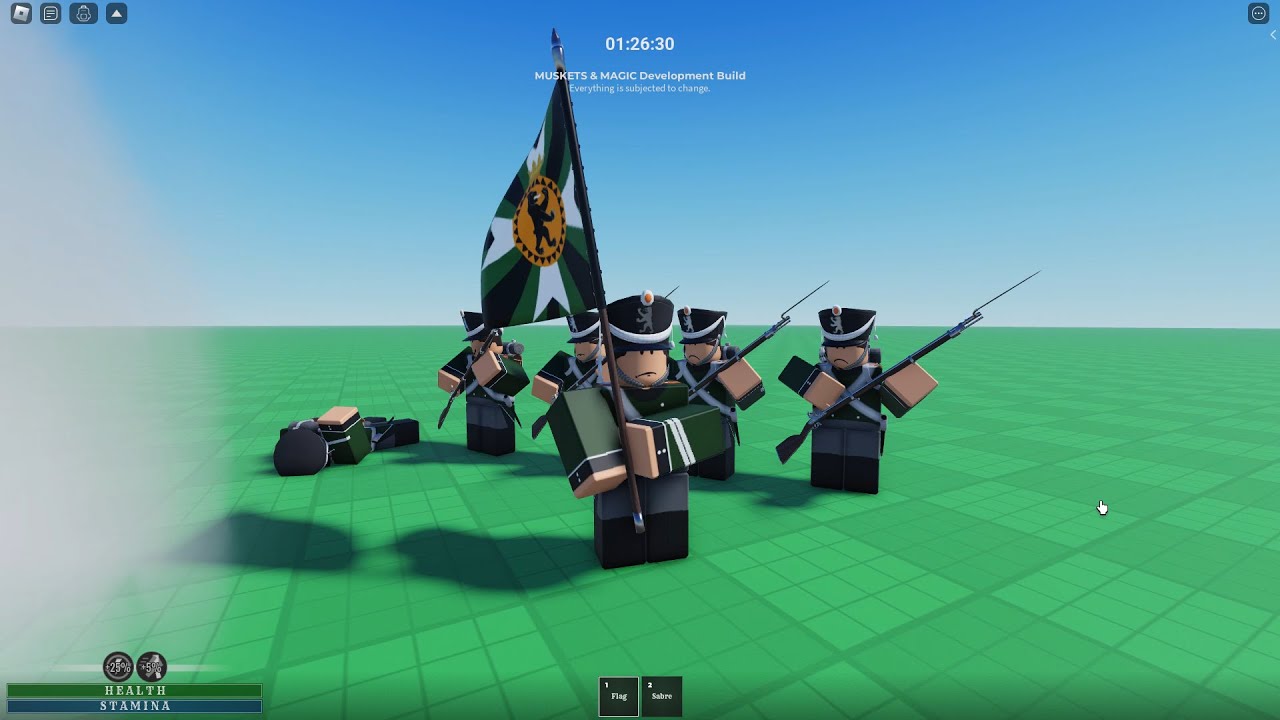 MUSKETS & MAGIC Flag Bearer Showcase | Roblox - YouTube