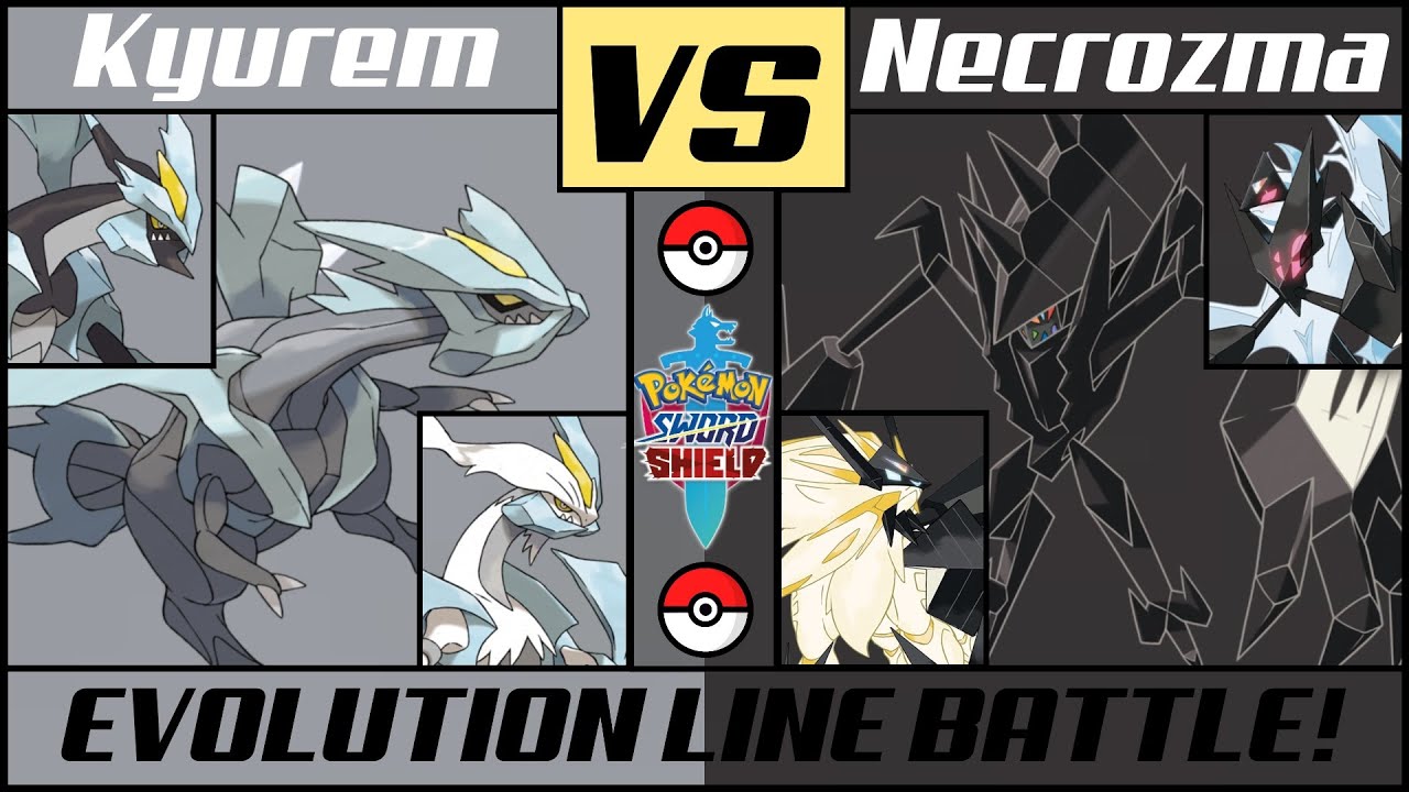 KYUREM vs NECROZMA - Legendary Evolution Line Battle - YouTube