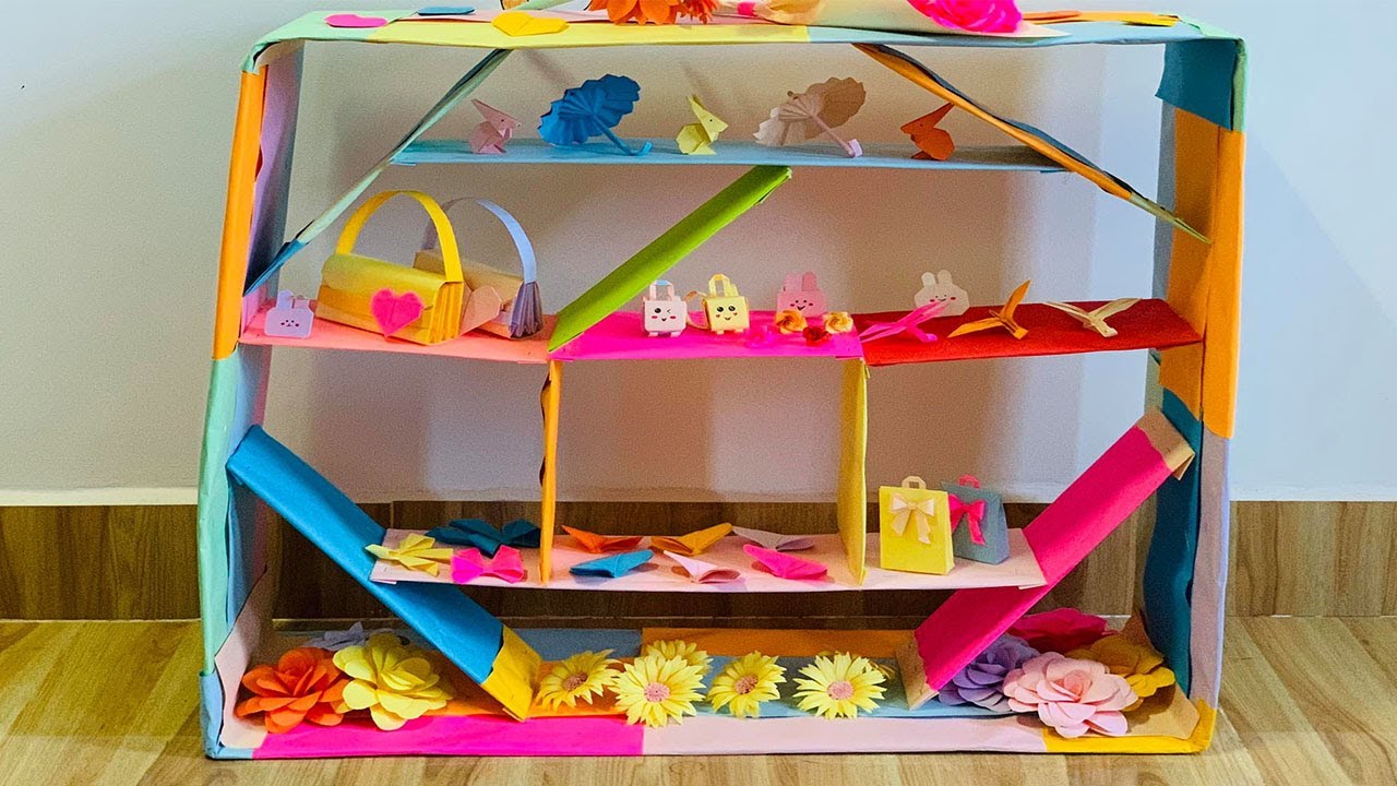 DIY Color full Box | Cute Box Paper | Easy Box Origami - YouTube