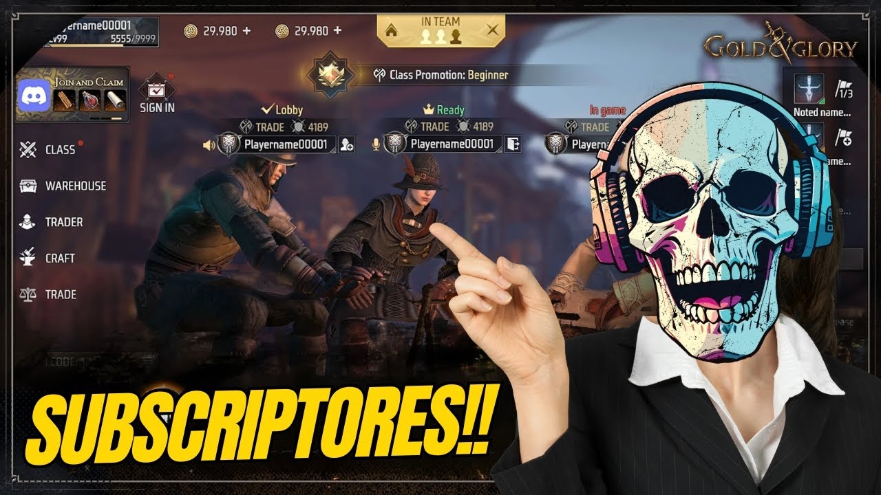 Gold And Glory: JUGANDO CON SUBSCRIPTORES - YouTube