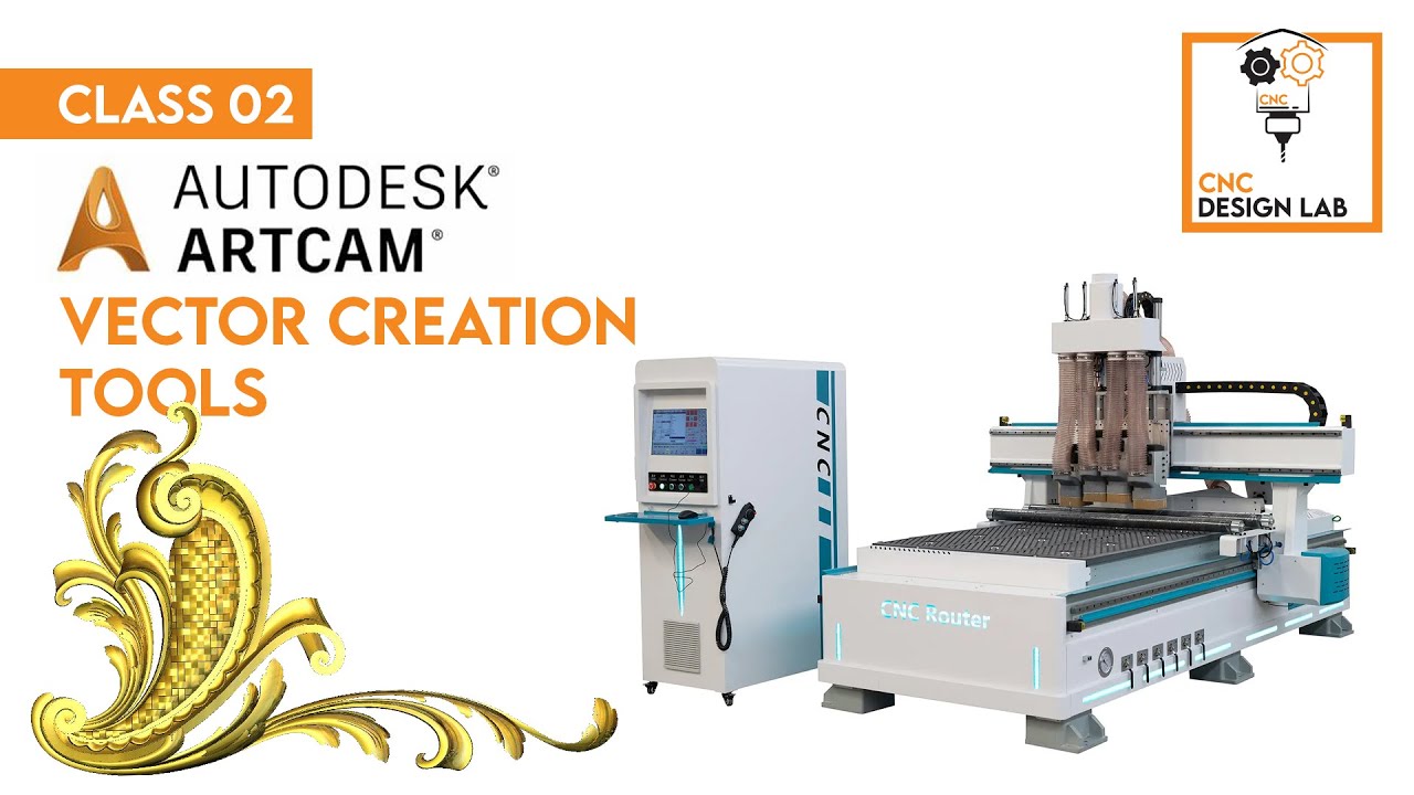 Vector Creation Class 02 ArtCAM 2018 - اردو / हिंदी | CNC Wood Router ...