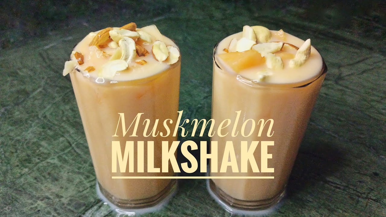 Refreshing Muskmelon Milkshake Recipe | खरबूजा मिल्कशेक | - YouTube