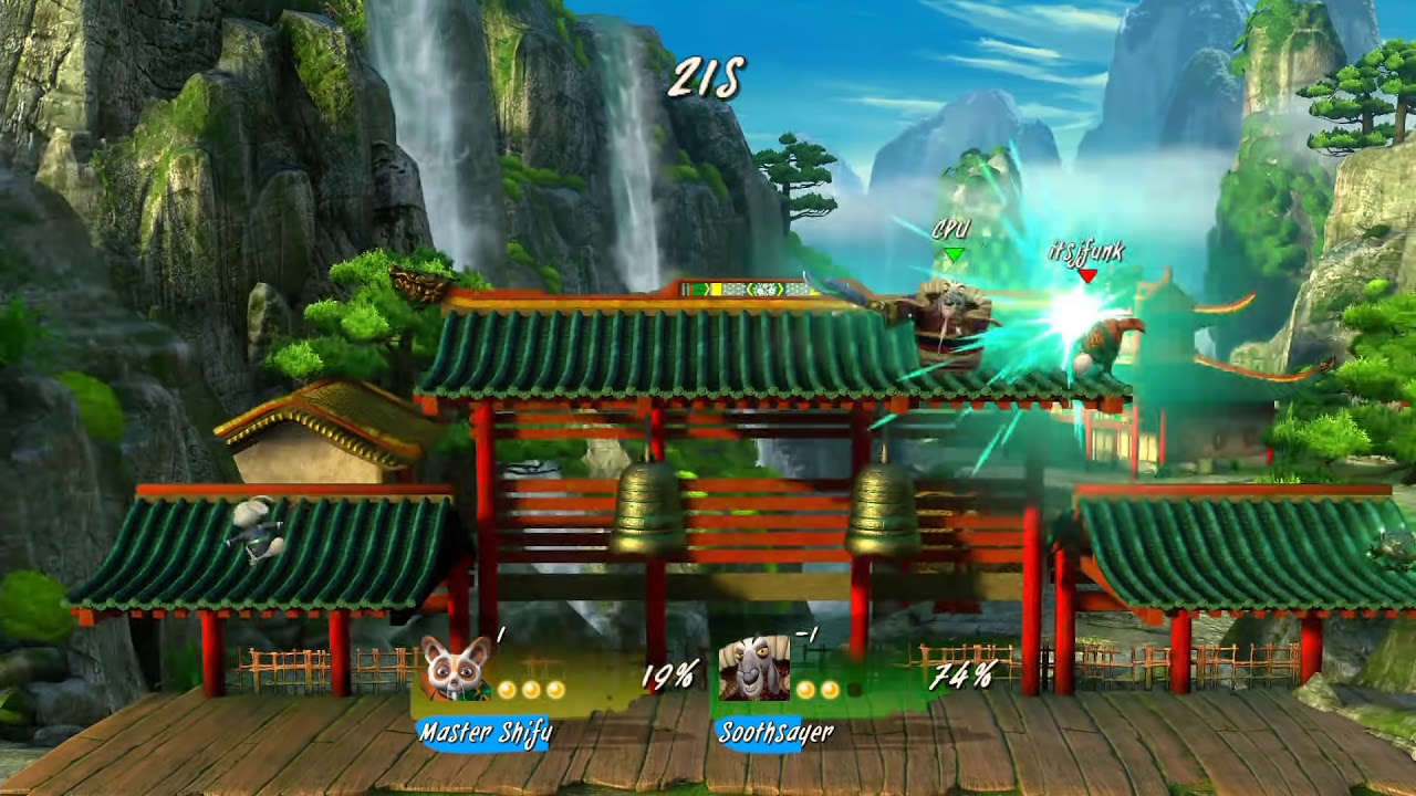 KUNG FU PANDA XBox One Game Play - YouTube