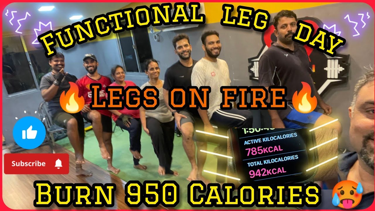 Leg Day on Fire! Burn 950 Calories with This Functional Training Routine -Fast/slow twitching ...