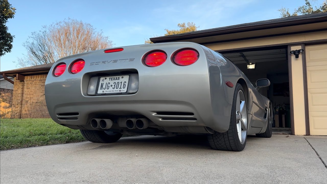 Corvette with Cam and Longtube headers! Full Rev and idol - YouTube