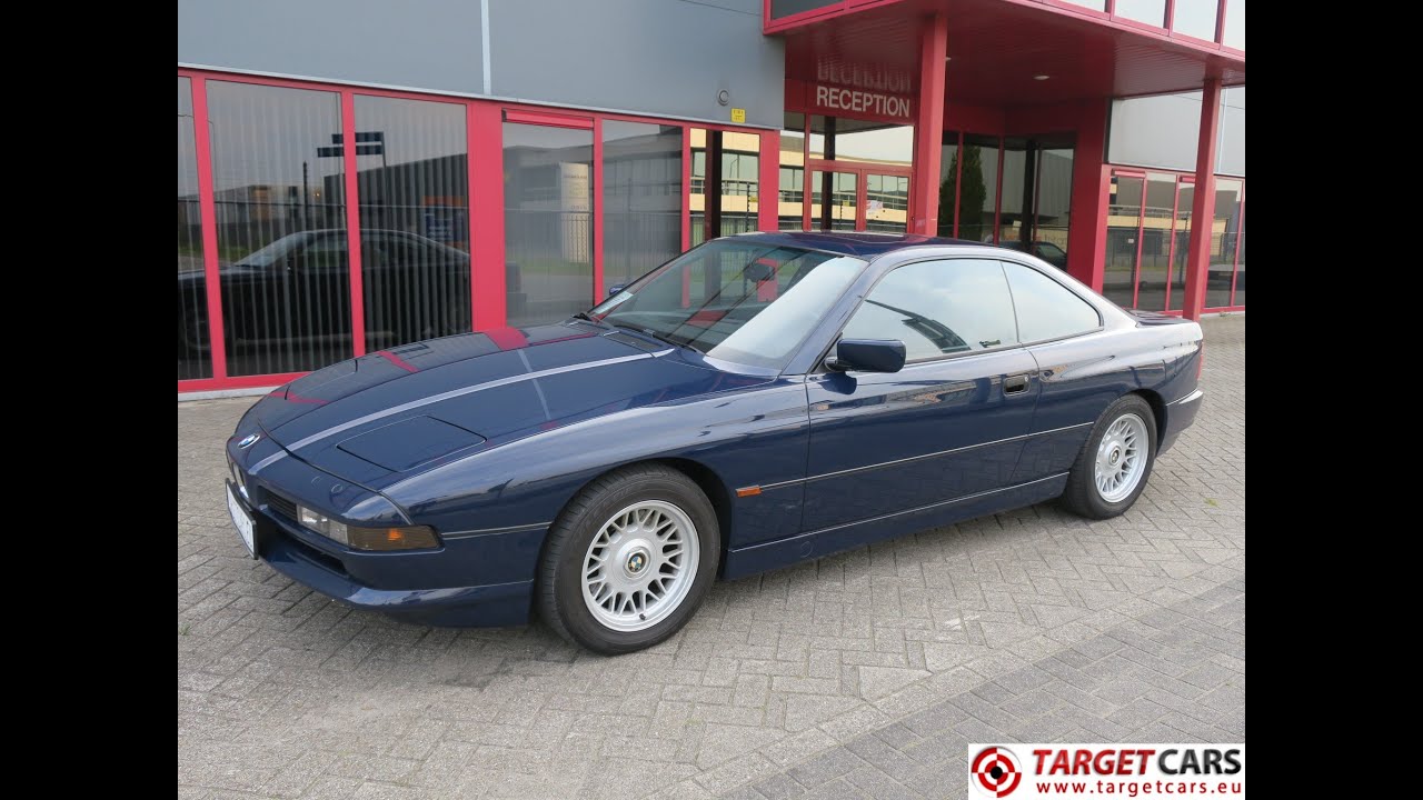 741027 BMW 850I E31 COUPE AUT 5.0L 03-1991 BLUE 299HP 50975KM LHD - YouTube
