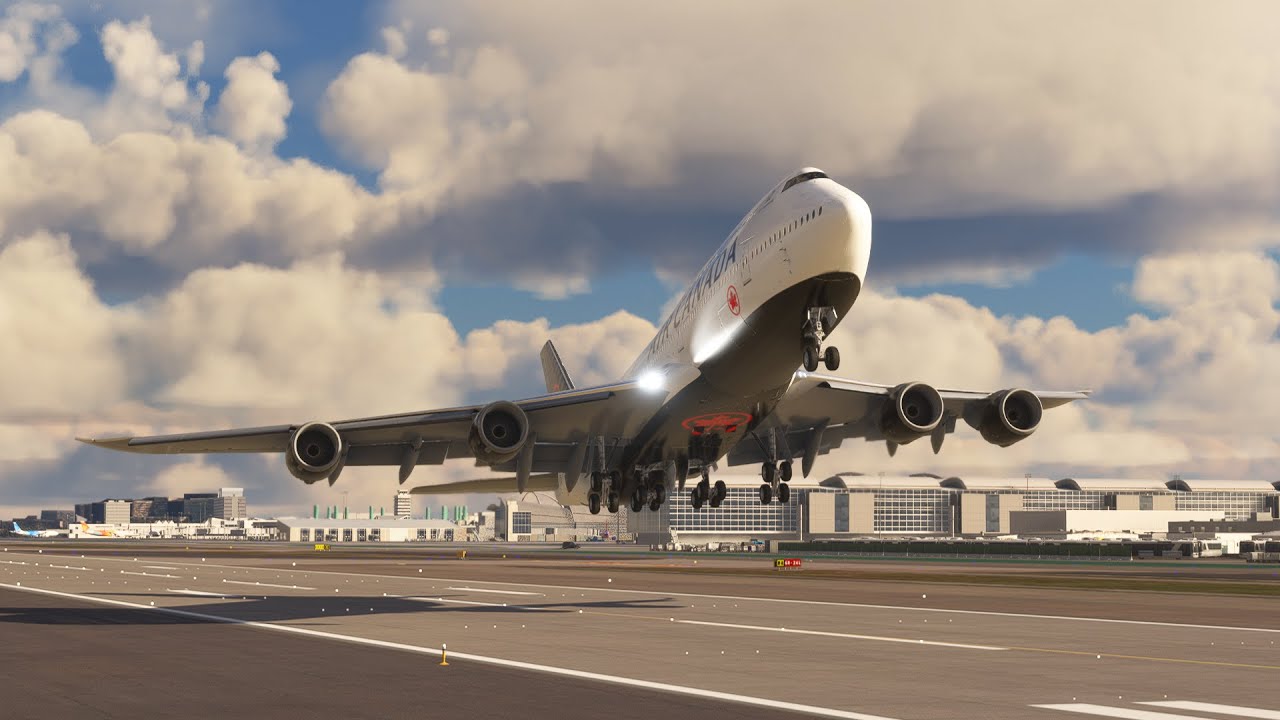 VERY LOW IMPOSSIBLE LANDING!!! BOEING 747 LANDING AT San Fransisco ...