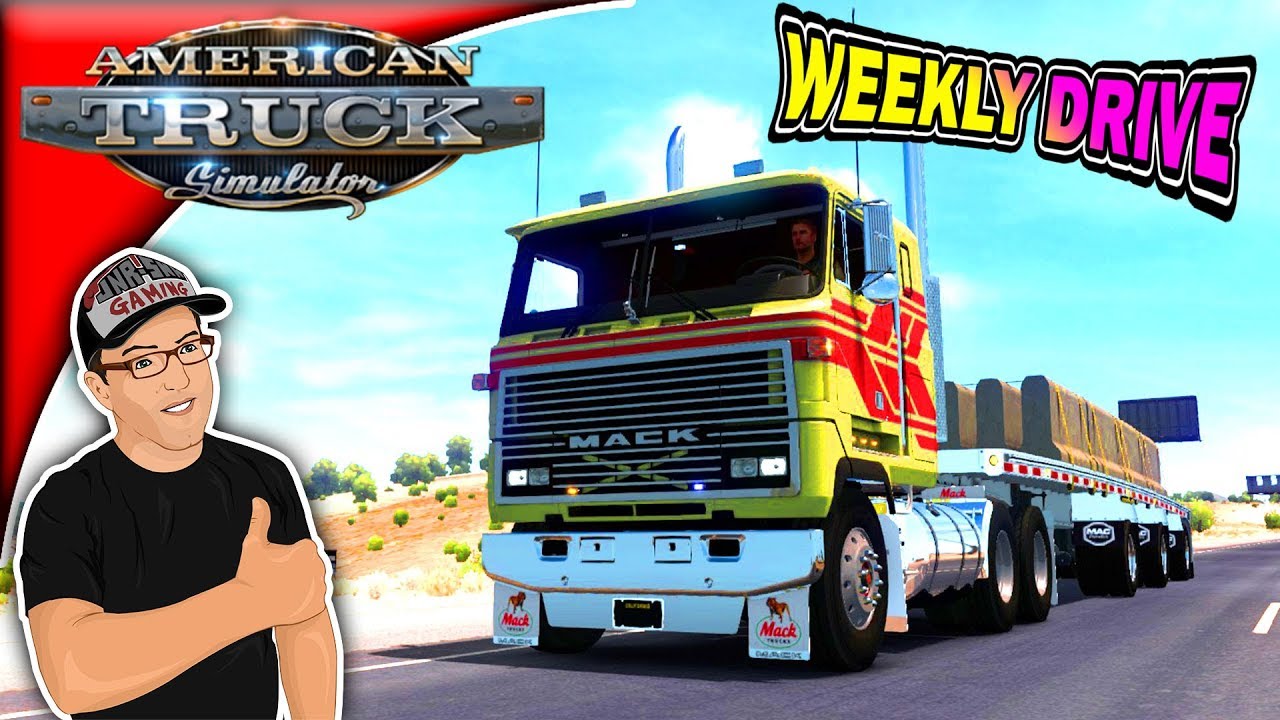 American Truck Simulator Mods MACK MH613 Ultraliner Weekly Drive - YouTube