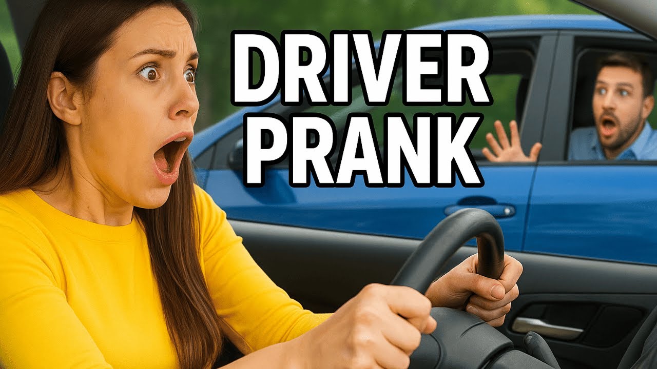 Driver Prank With Fake Steering Wheel 😂😱 Hilarious Reaction from ...