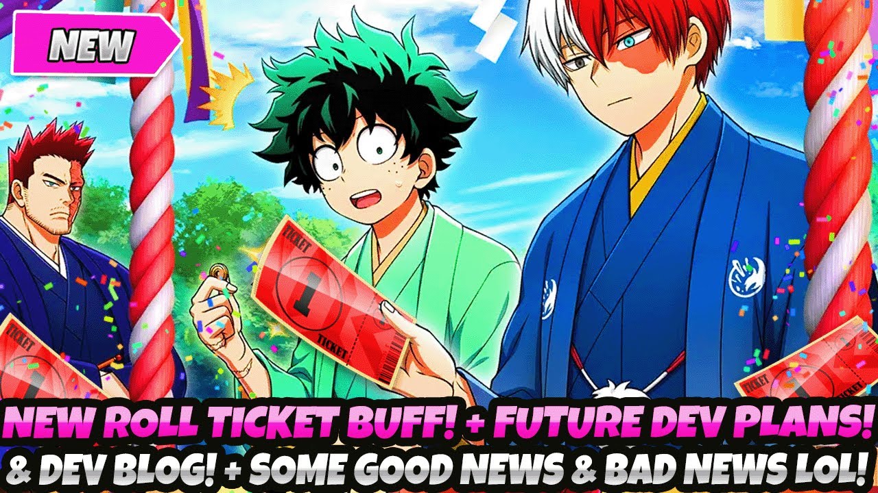 *NEW FREE ROLL TICKET BUFF!* + NEW FUTURE DEV PLANS & DEV BLOG! + SOME GOOD & BAD NEWS (Ultra ...