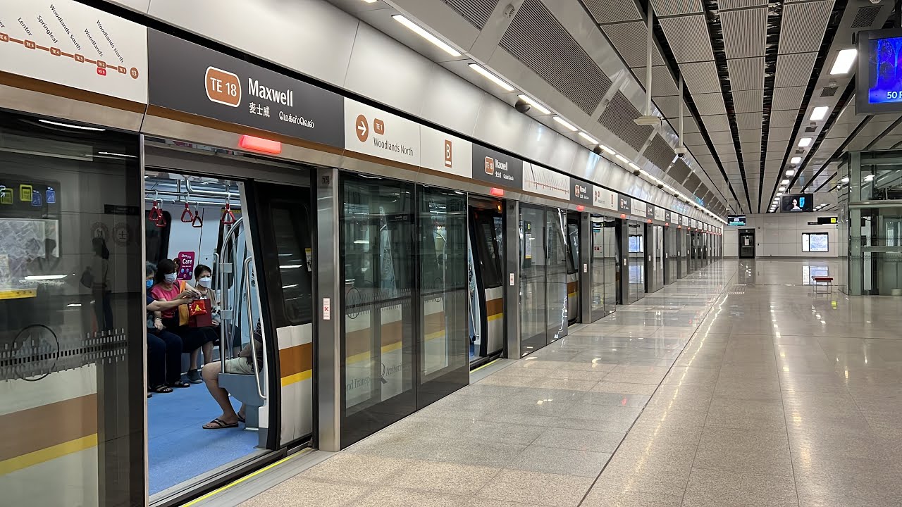 首搭新加坡地鐵🇸🇬！TEL湯東線TE19 Shenton Way（珊頓道）-TE18 Maxwell（麥士威） 搭乘紀錄 - YouTube