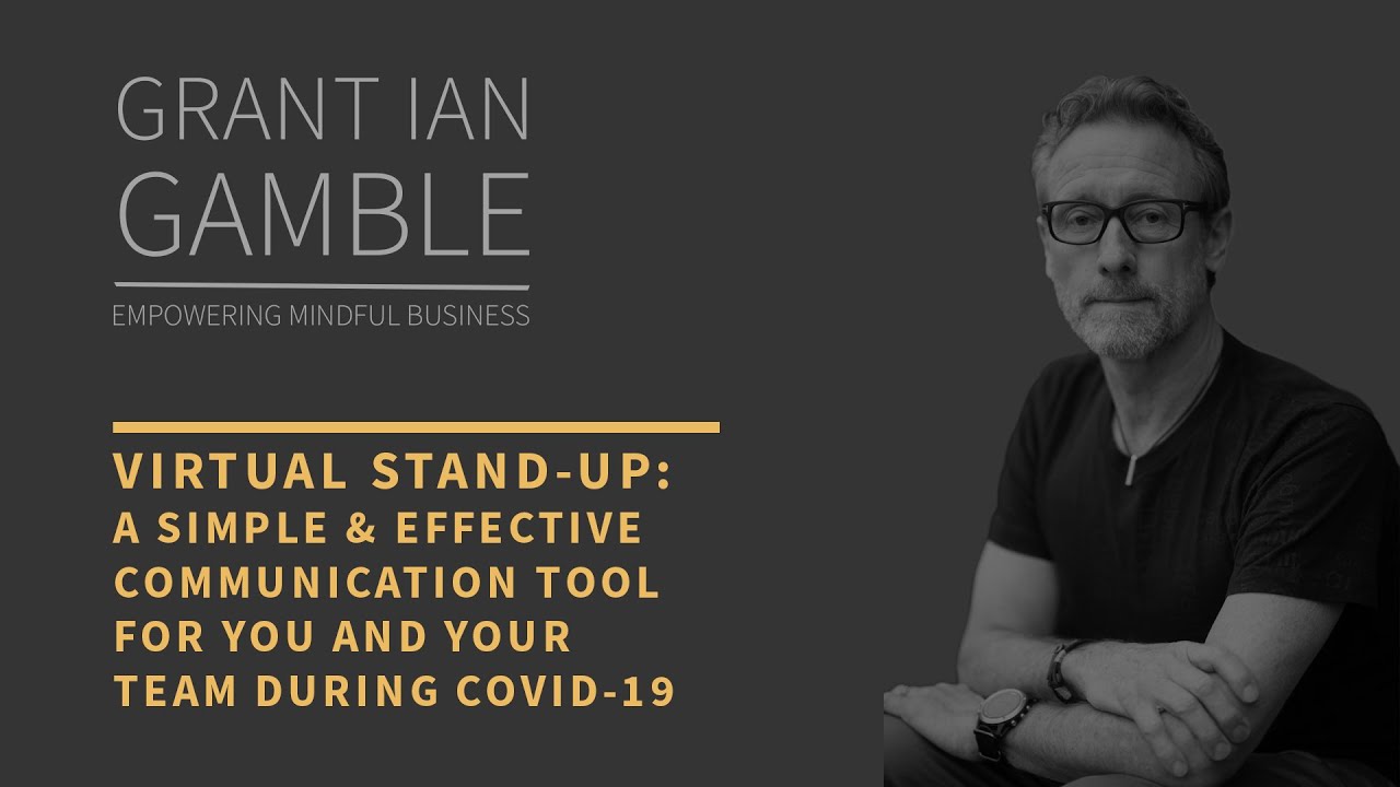 Virtual Stand-Up: A Simple & Effective Communication Tool During COVID ...