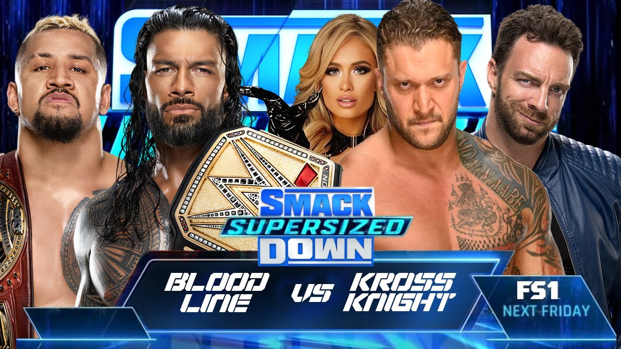 WWE2K23 Universe Mode | The Bloodline vs. Karrion Kross & LA Knight ...