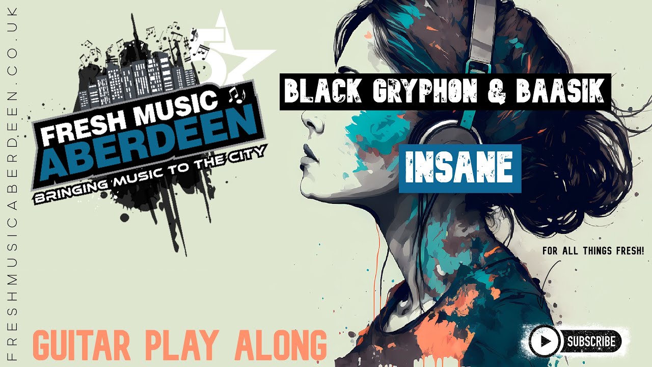 Black Gryph0n & Baasik - Insane || Guitar Play Along TAB - YouTube