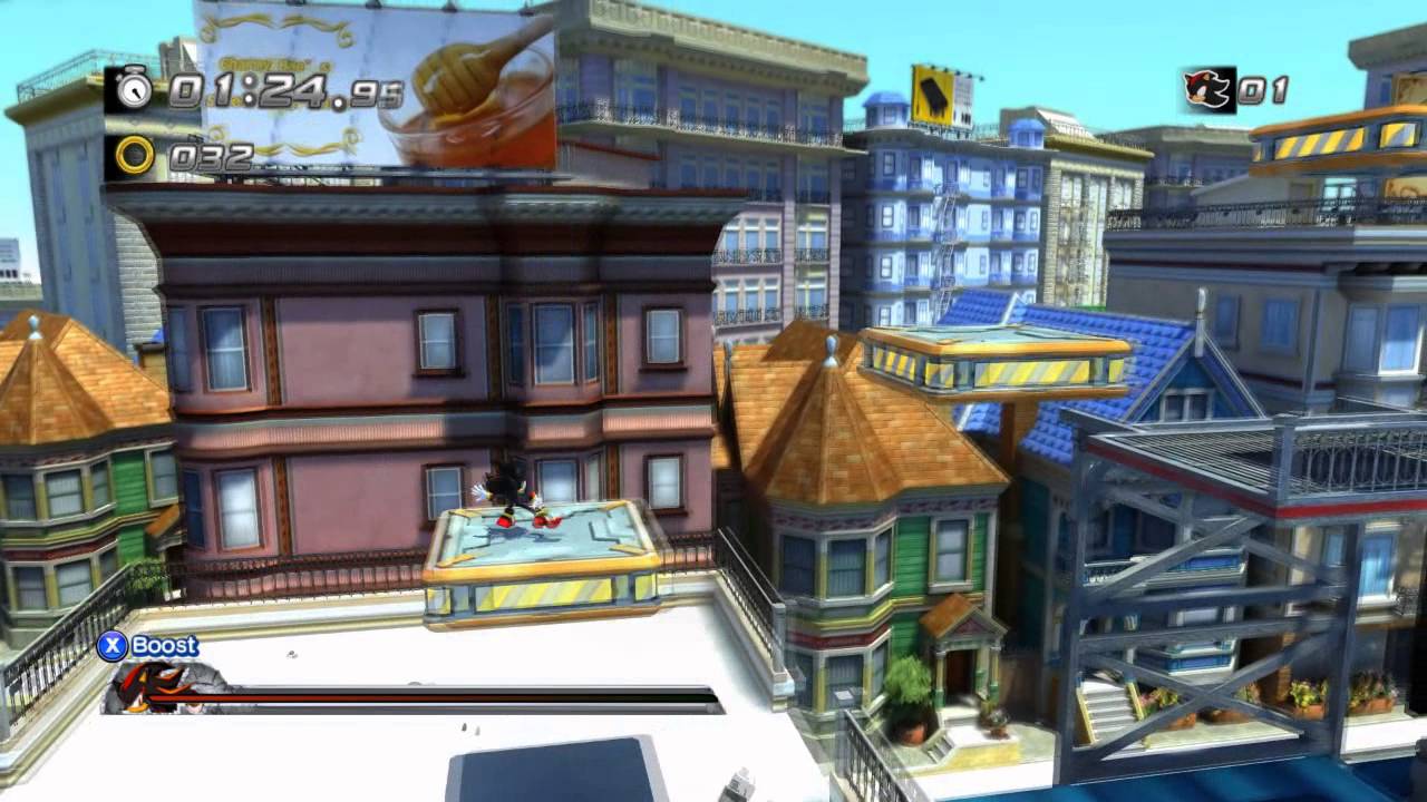 Sonic Generations - Mod - Shadow The Hedgehog ~ City Escape Run - YouTube