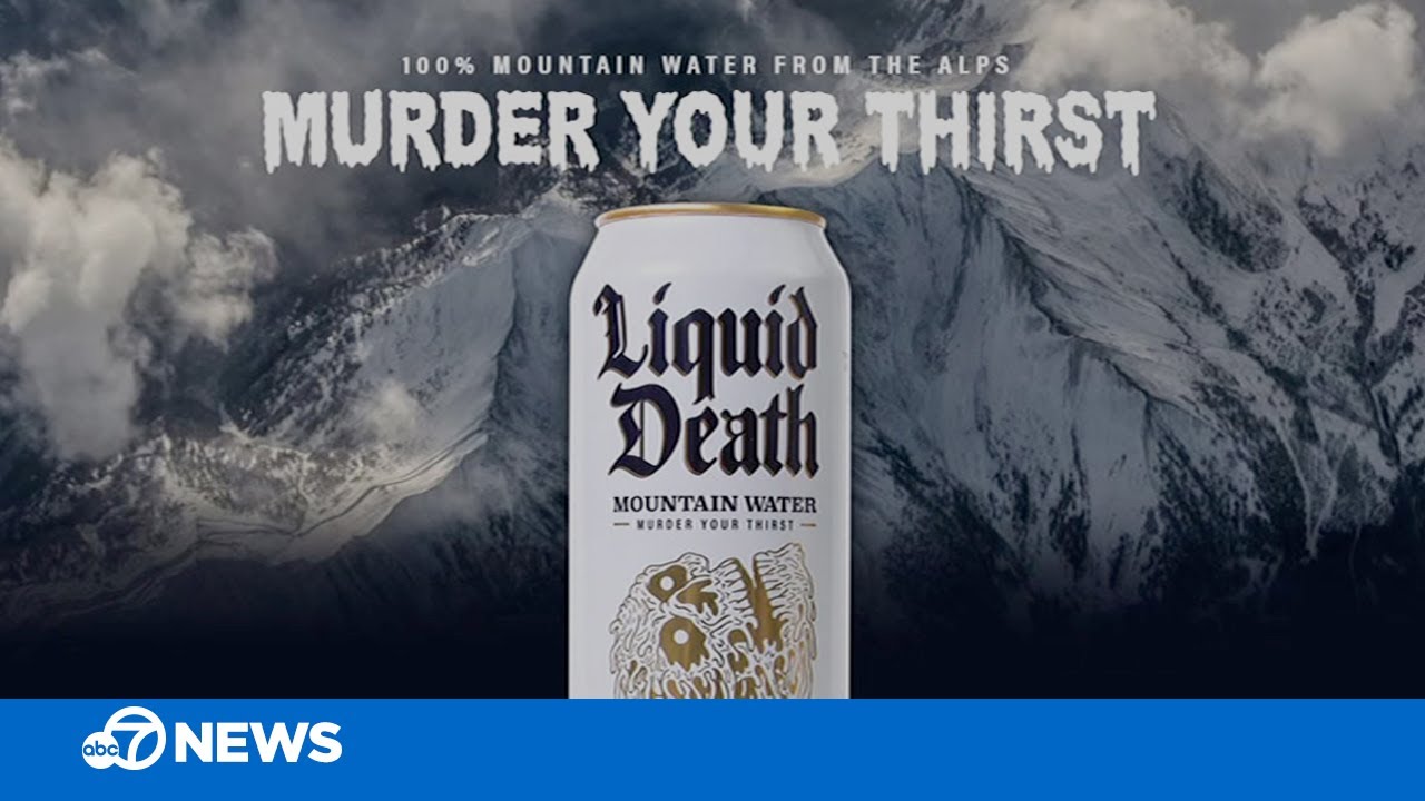 'Murder your thirst': Netflix creator's Liquid Death goes viral - YouTube