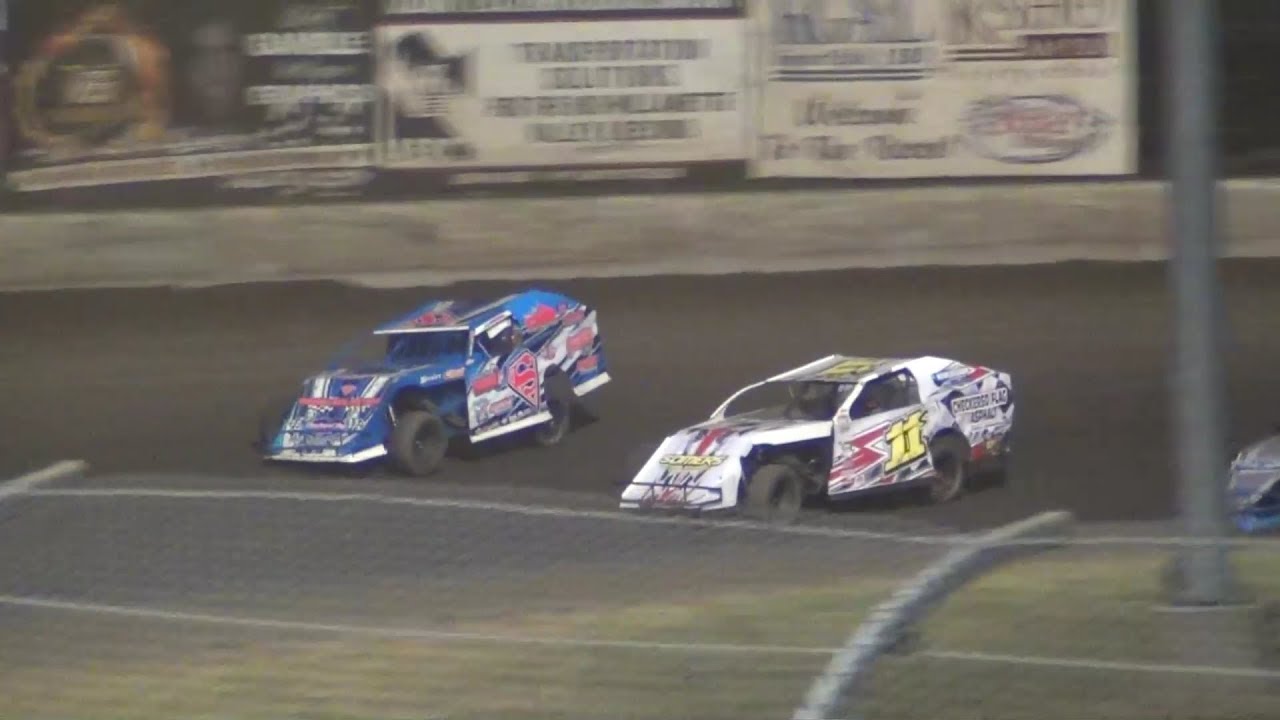 Superman Collen Winebarger Modified Win @ Willamette Speedway - YouTube