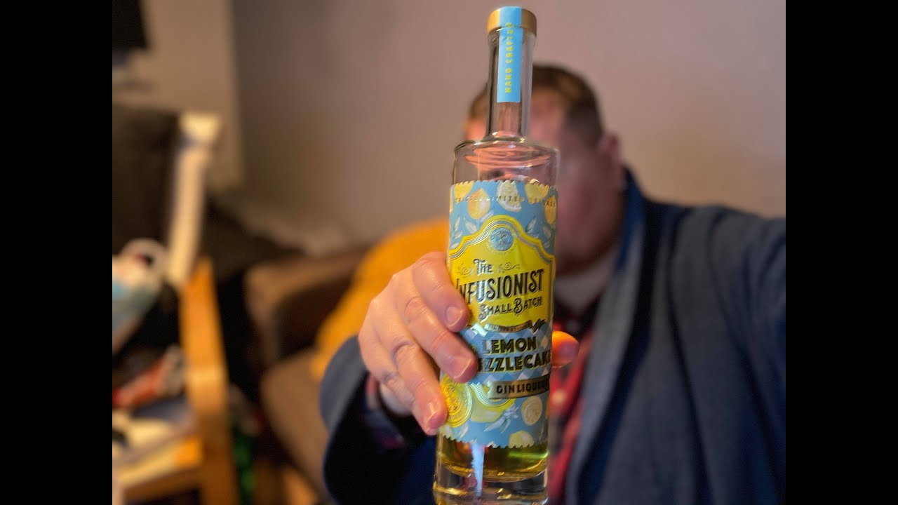 The Infusionist Small Batch Lemon Drizzle Cake Gin Liqueur - YouTube