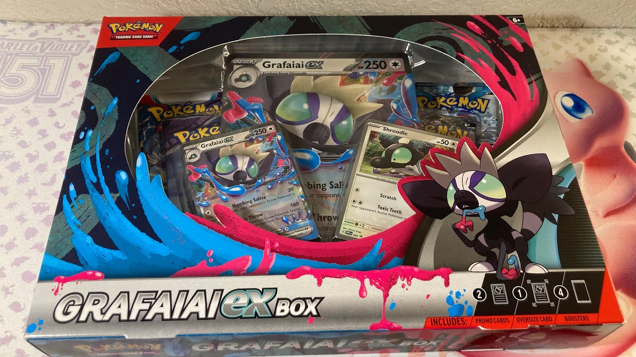 Pokémon Grafaiai EX Box - YouTube