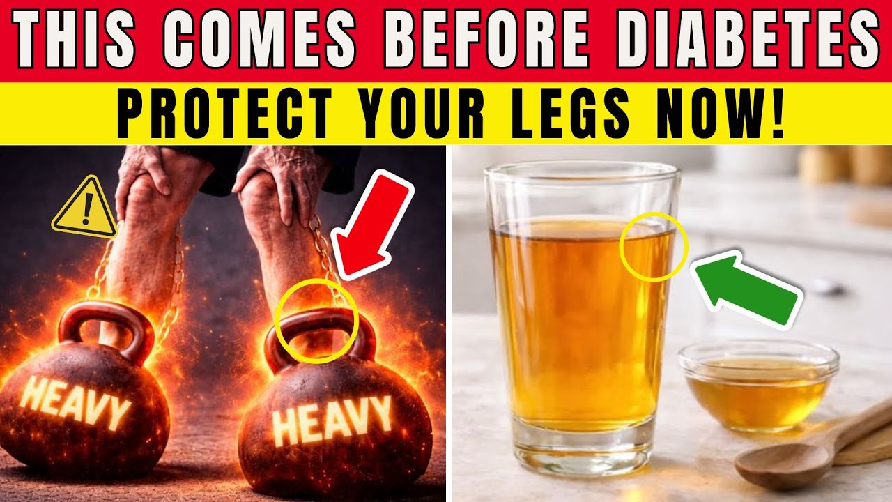 High Blood Sugar Weakens Your Legs Before Diabetes, Drink THIS TO Save ...
