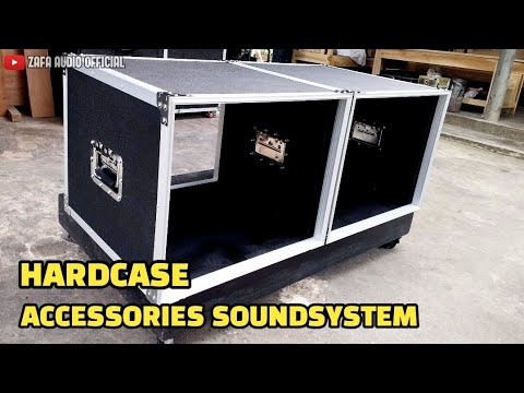 proses membuat hardcase soundsystem sederhana - YouTube