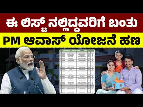 ಈ ಲಿಸ್ಟ್ ನಲ್ಲಿದ್ದವರಿಗೆ ಬಂತು PM ಆವಾಸ್ ಯೋಜನೆ ಹಣ | PM Awas Yojana 2025 | Government Housing Scheme