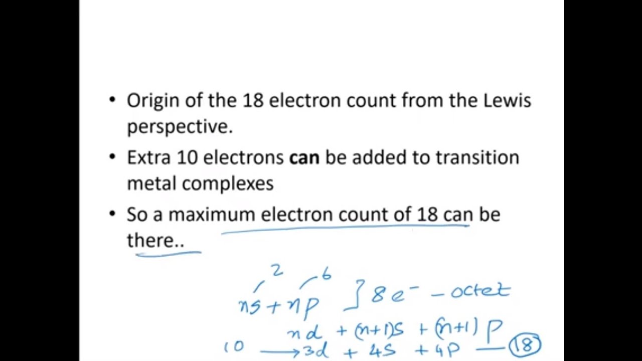 Electron counting in organometallics - YouTube