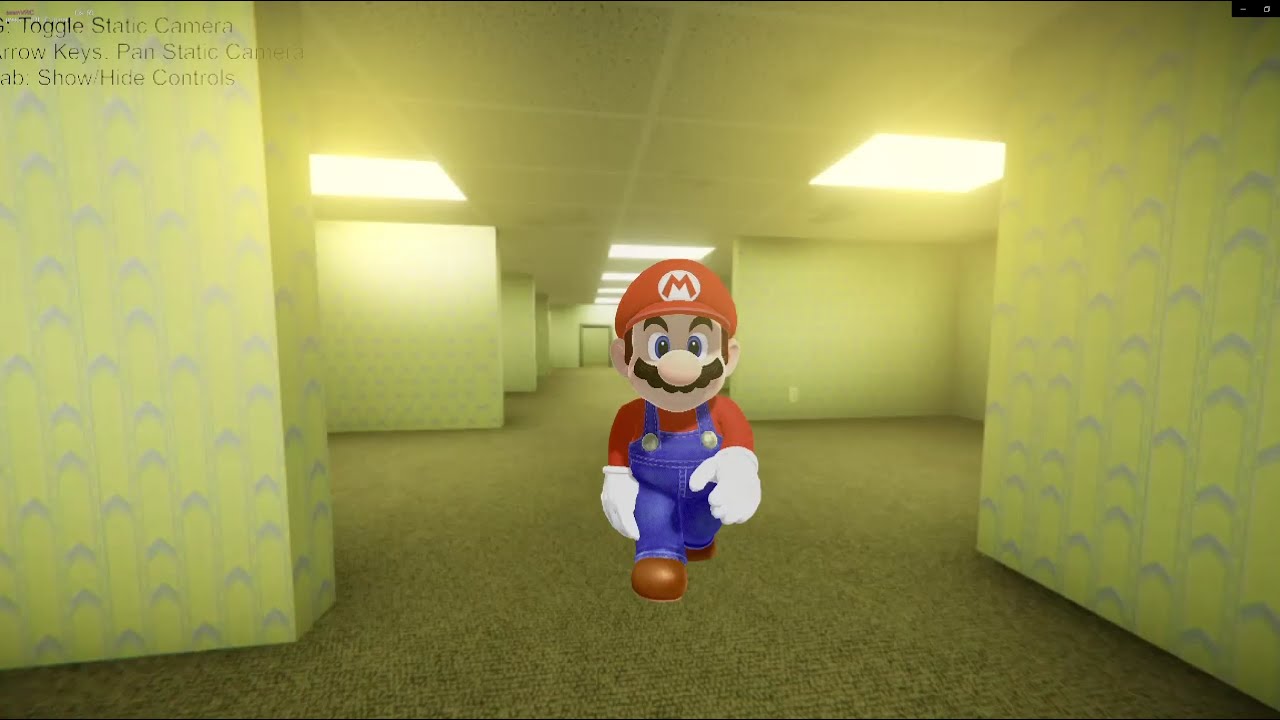 Mario goes to the Backrooms (Fanmade) - YouTube