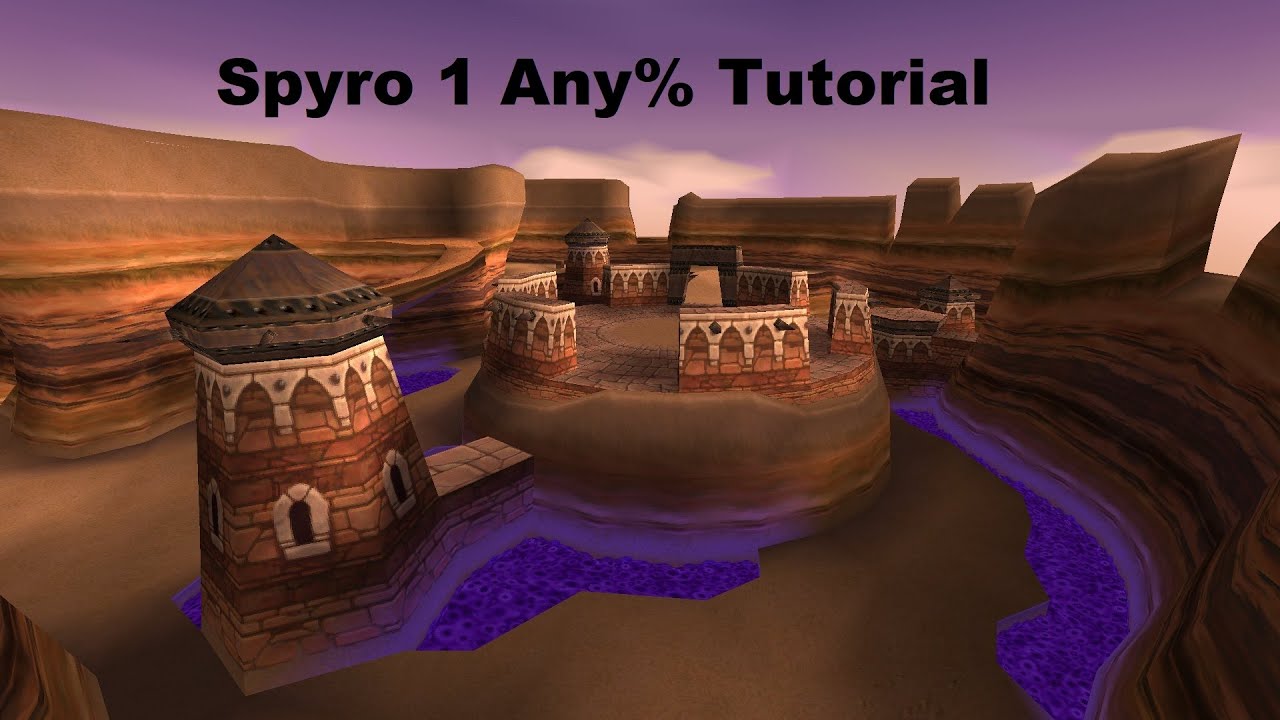 Spyro 1 Any% Speedrun Tutorial (Dry Canyon) - YouTube