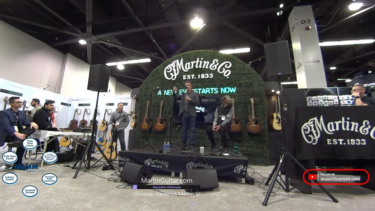 #NAMMshow2024 Martin Guitars Media Preview part 2 CF Martin IV ...