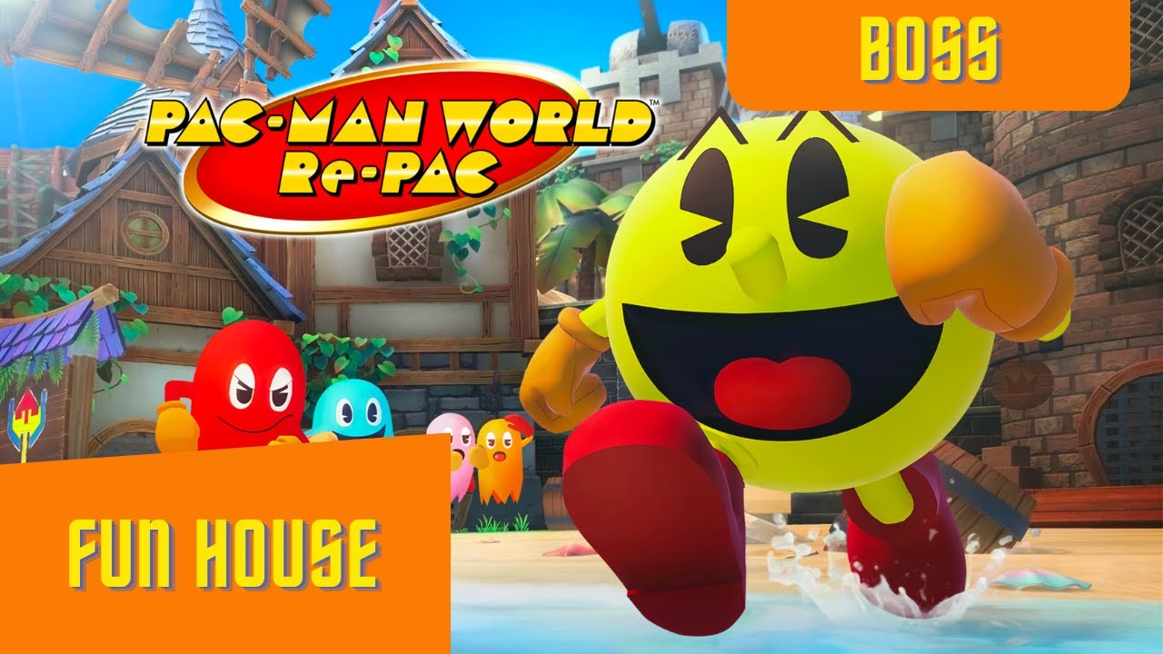 Pac-Man World Re-Pac - Fun House Area, BOSS [HARD MODE] #pacman - YouTube