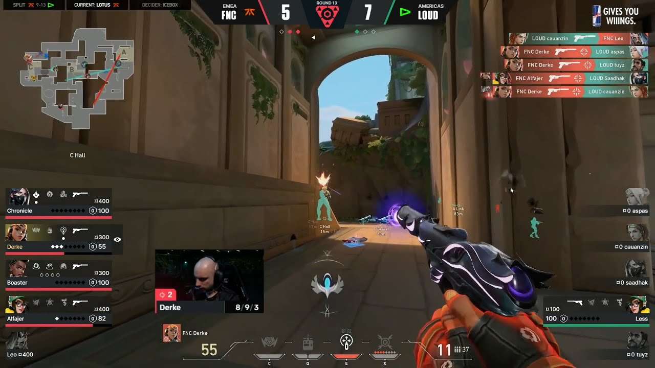 Nasty Ghost 3k from FNATIC Derke | FNATIC vs LOUD - YouTube