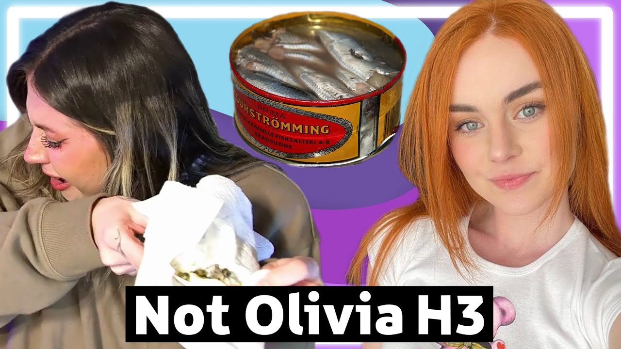 Olivia Eats Sam's Fika Fish and Voms - H3 Podcast Clip - YouTube