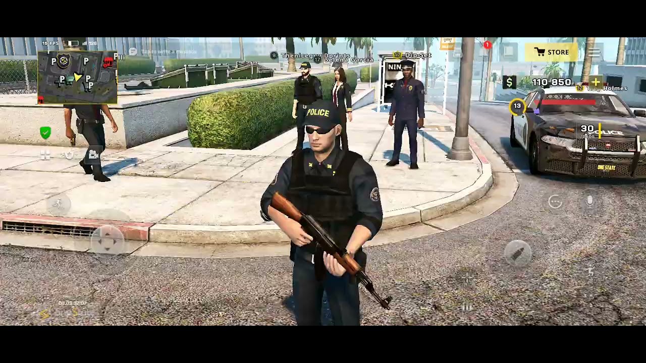 Body cam 55 Suspect down one state rp - YouTube