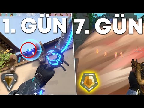 Sadece SOVA oynayarak YÜCELİK olabilir miyim? 30 gün Sova oynamak Pt.1 /VALORANT/