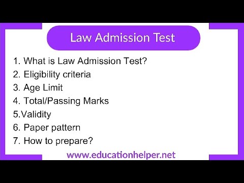 LAT - Law admission test | syllabus | Eligibility | Past papers | How ...
