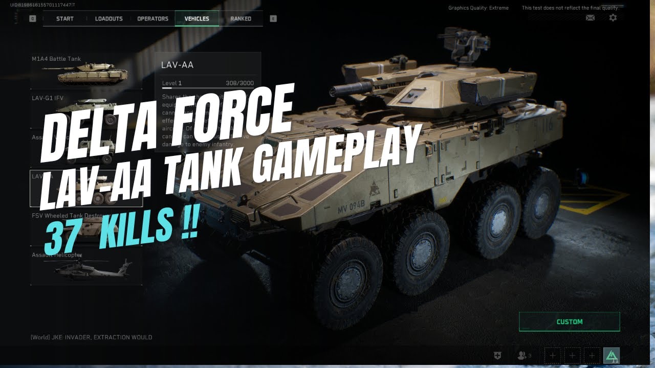 ⚡️⚡️Delta Force LAV-AA Tank Gameplay 37 Kills !! - Newbie Gameplay ...