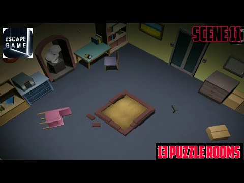 13 puzzle rooms: escape games level 11 - YouTube