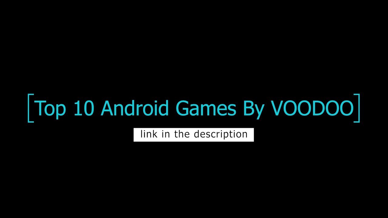 Top 10 Android Game By VOODOO - YouTube