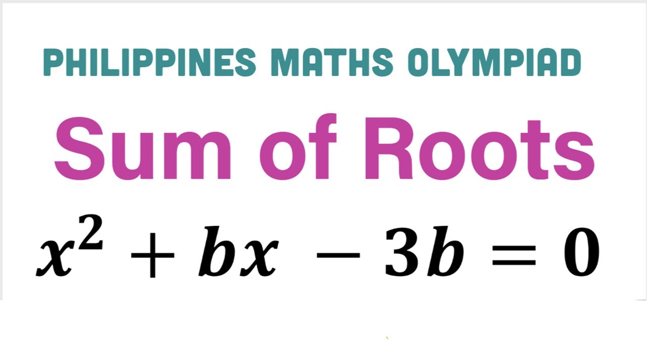 Only 1% students can solve this question I Sum of all roots I OLYMPIAD ...