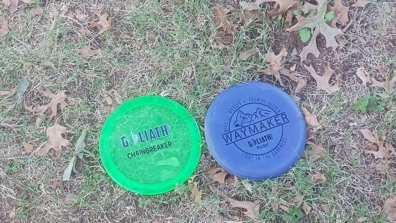 Two-Disc Round, (Goliath Discs Chainbreaker and Waynaker) Disc Golf ...