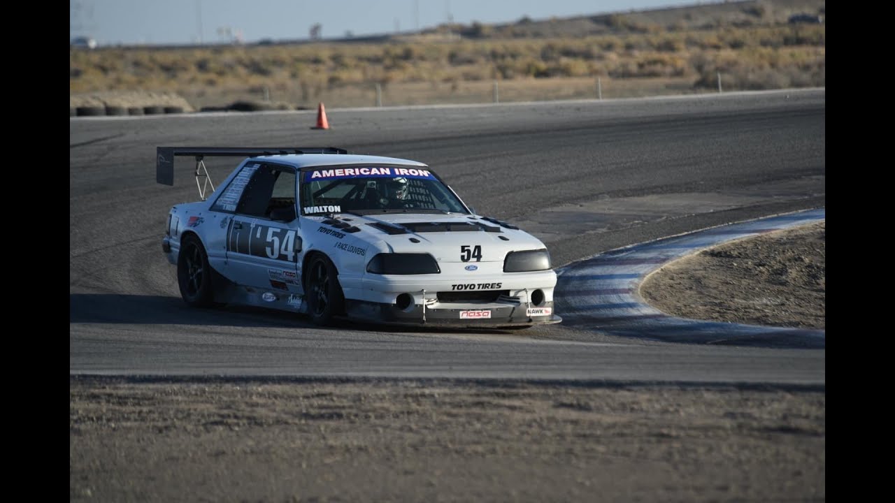 Buttonwillow 13CW American Iron Fox Body Mustang 1:53.50 - YouTube