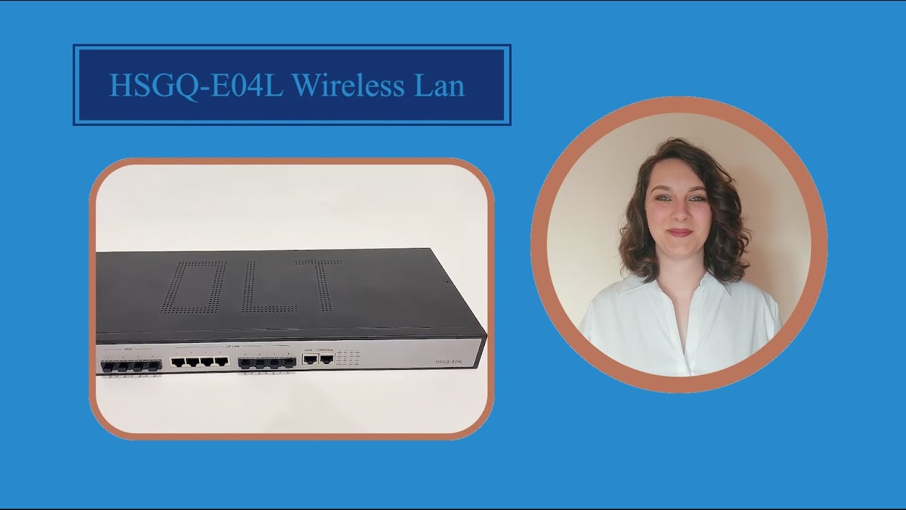 Flexible configuration #OLT, high-density port #EPON | HSGQ-E04L - YouTube