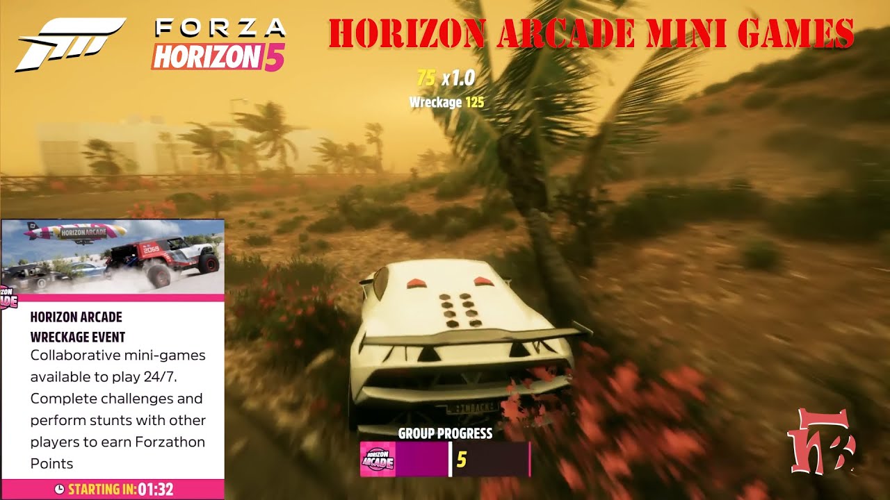 How to complete the Horizon Arcade Wreckage Solo | Earn Forzathon ...