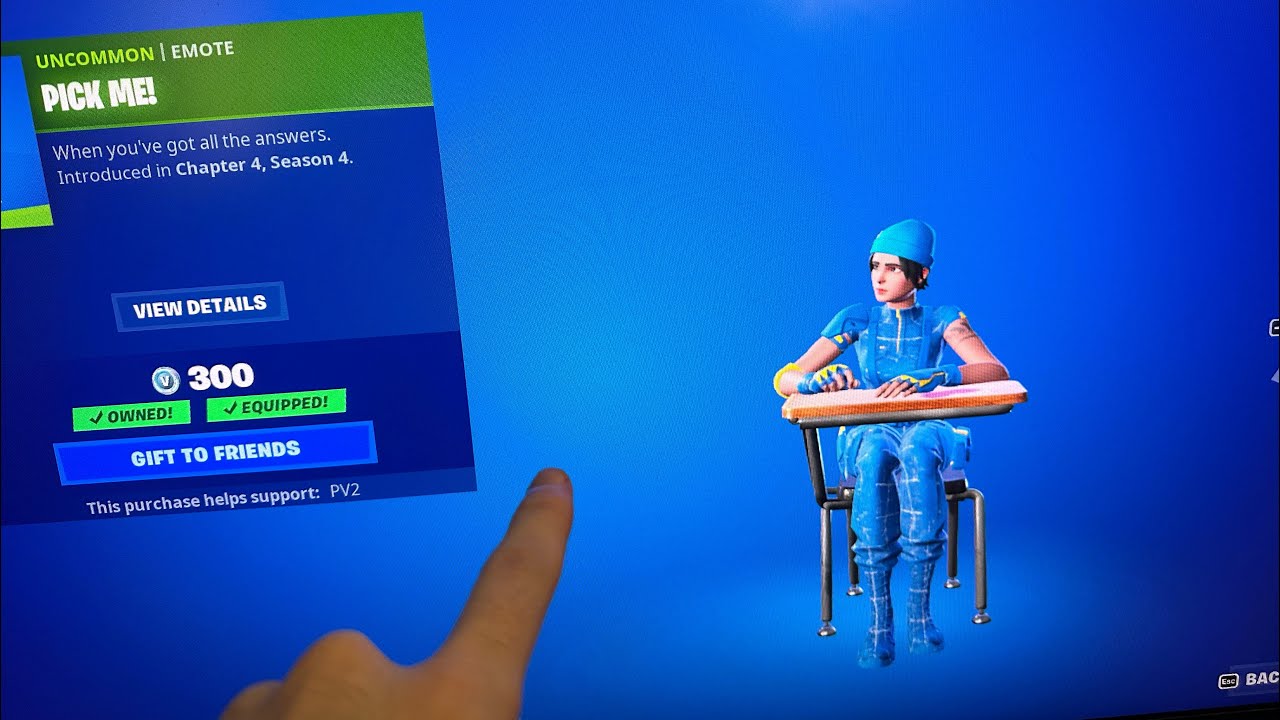 *NEW* PICK ME EMOTE IN FORTNITE ITEM SHOP! (September 24th, 2023) - YouTube