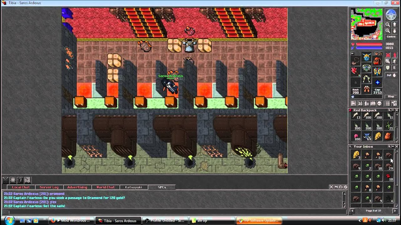 Tibia yasir, mailbox, hajs, domek, granie, premium scroll PL by ...