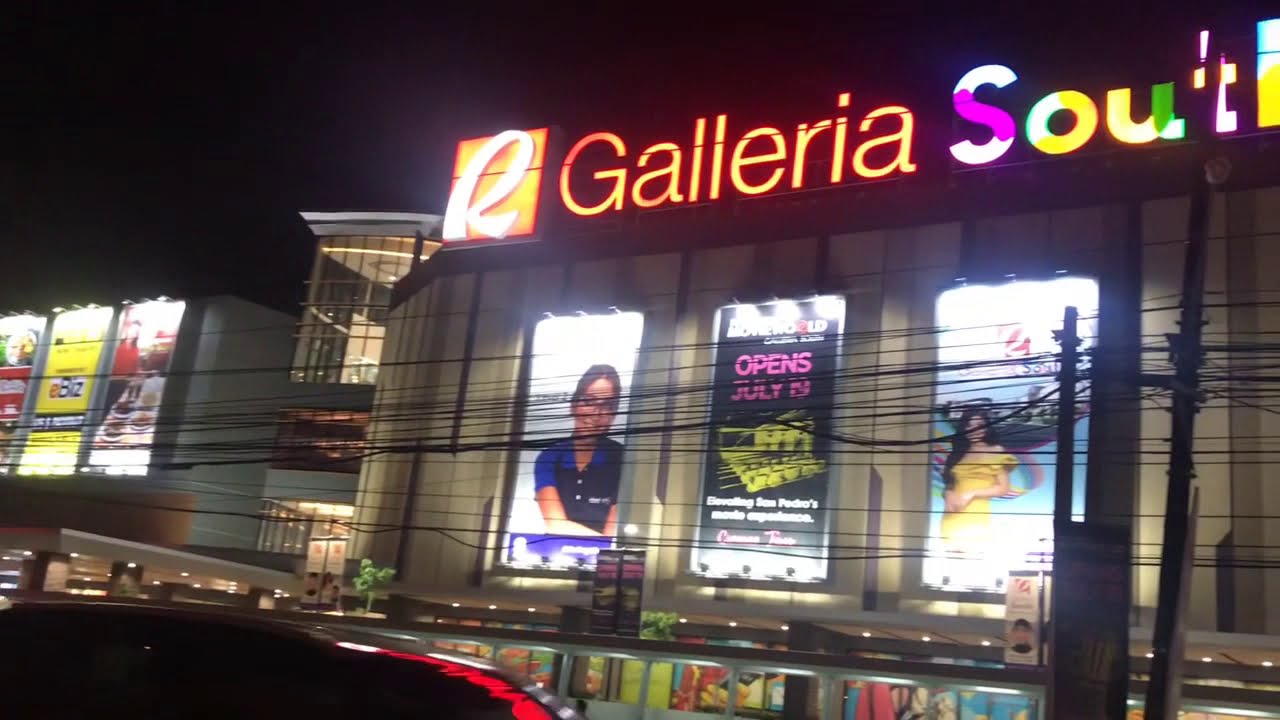 Robinsons Galleria South amazing mall - YouTube